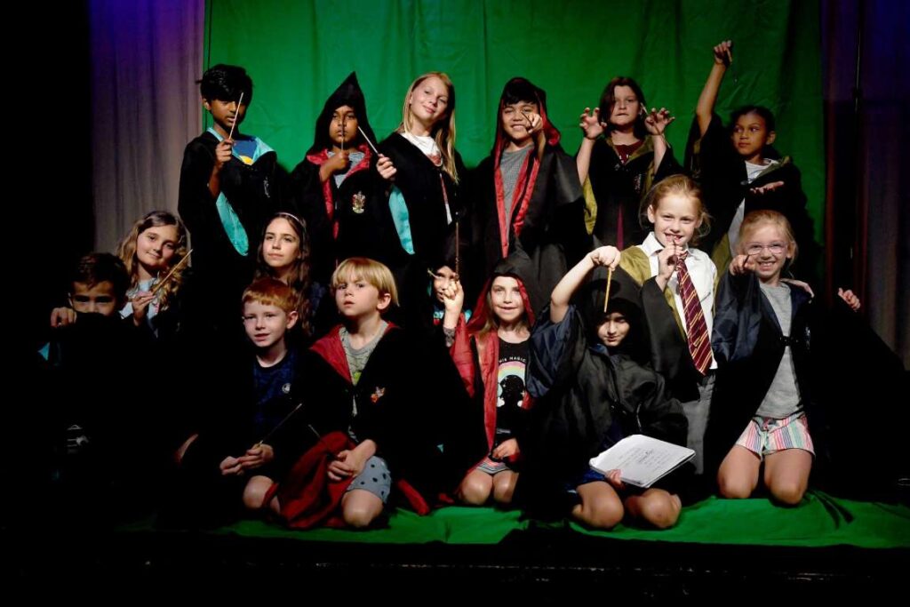 Children Enjoy Camping in the Wizarding World