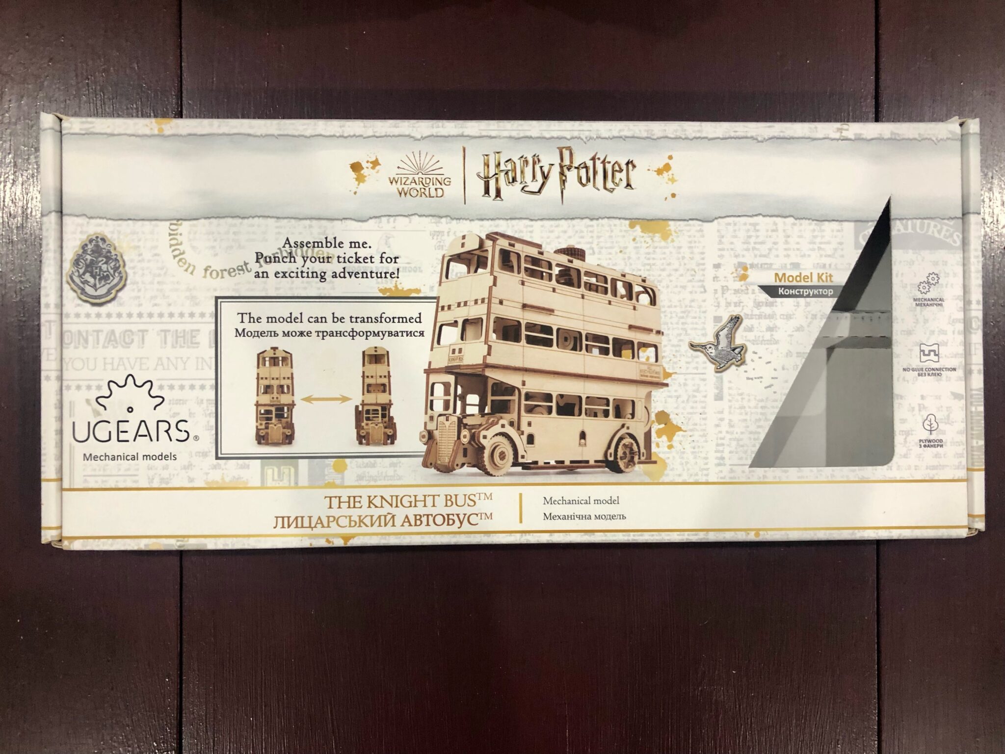 Review: Ugears Knight Bus Wooden Model Kit